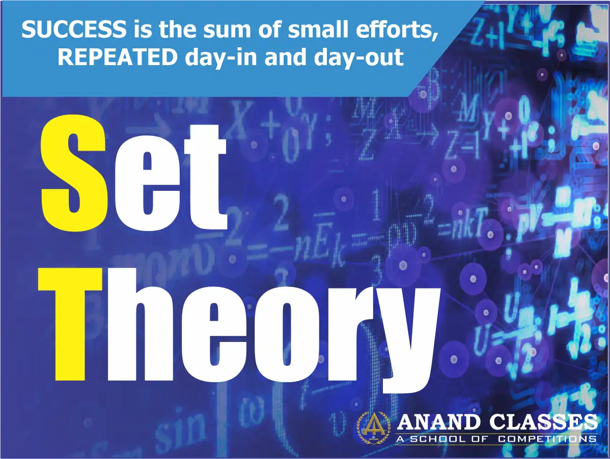 Set Theory-Types Of Sets, Operations,Venn Diagrams-Anand Classes-JEE ...